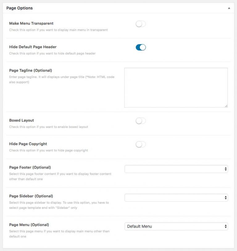 Create A New Page ThemeGoods