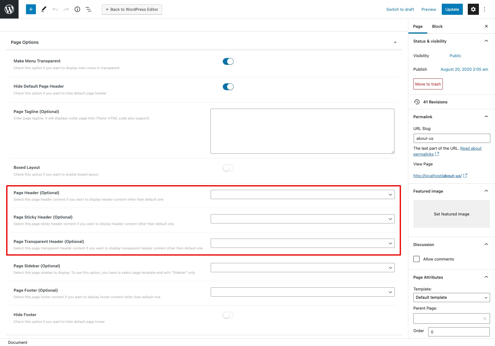 Setting Up Header And Navigation Menu Using Elementor Themegoods