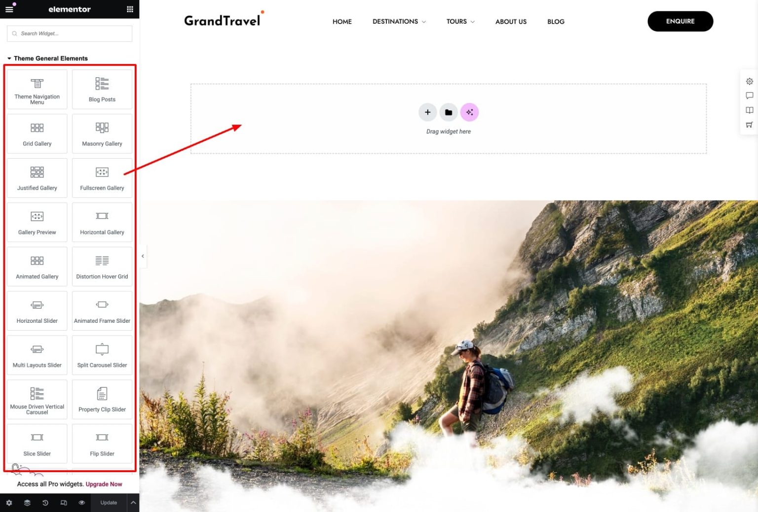 Setting Up Header And Navigation Menu Using Elementor Themegoods Documentations